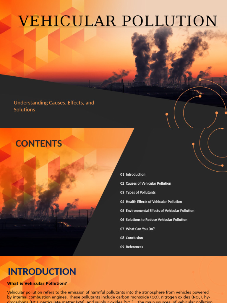 Vehicle Pollution | PDF