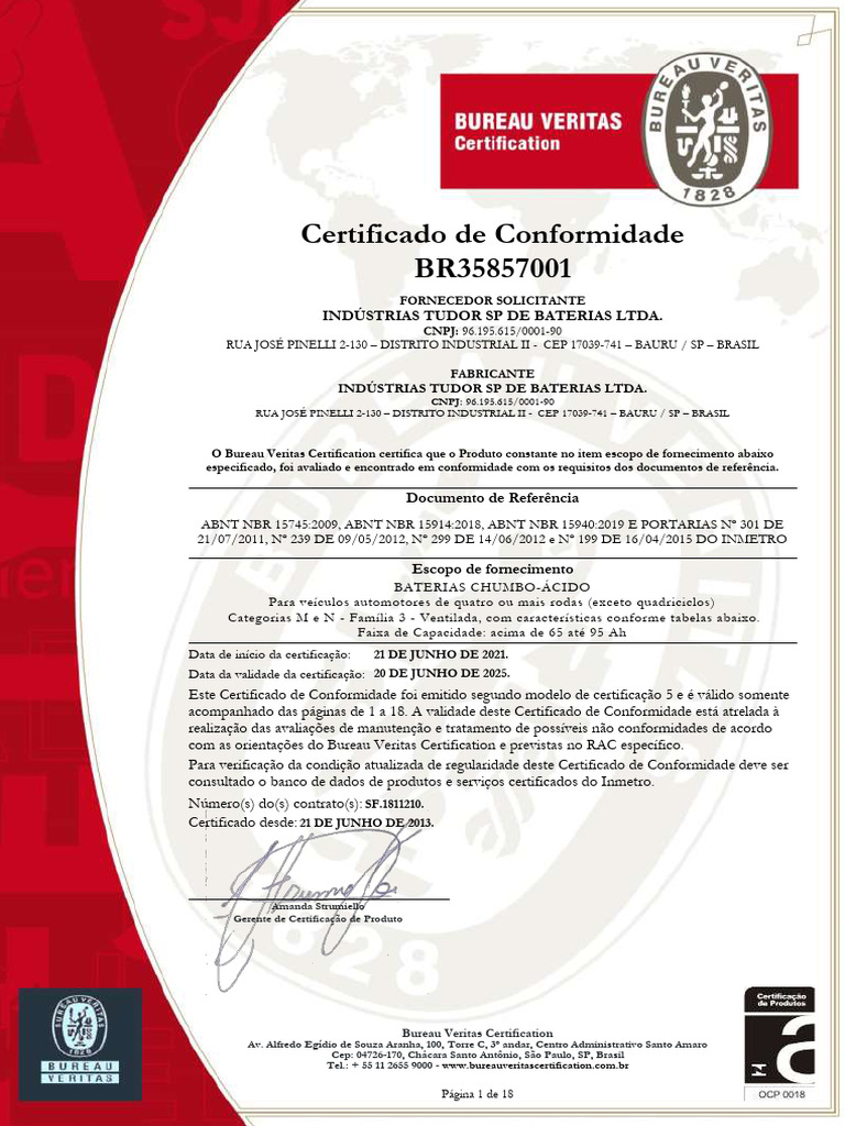 Certificado Bauru 3 | PDF