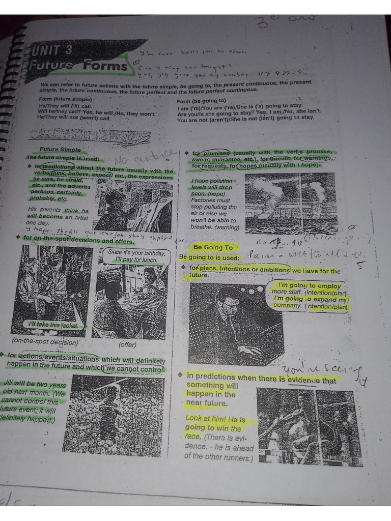 PDF Ises 3 Ro Future Forms, Past Forms | PDF