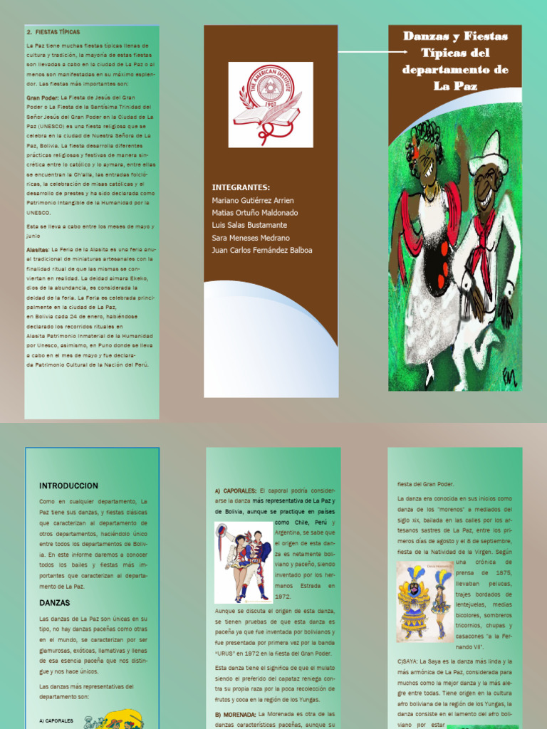 Danzas y Fiestas de La Paz | PDF