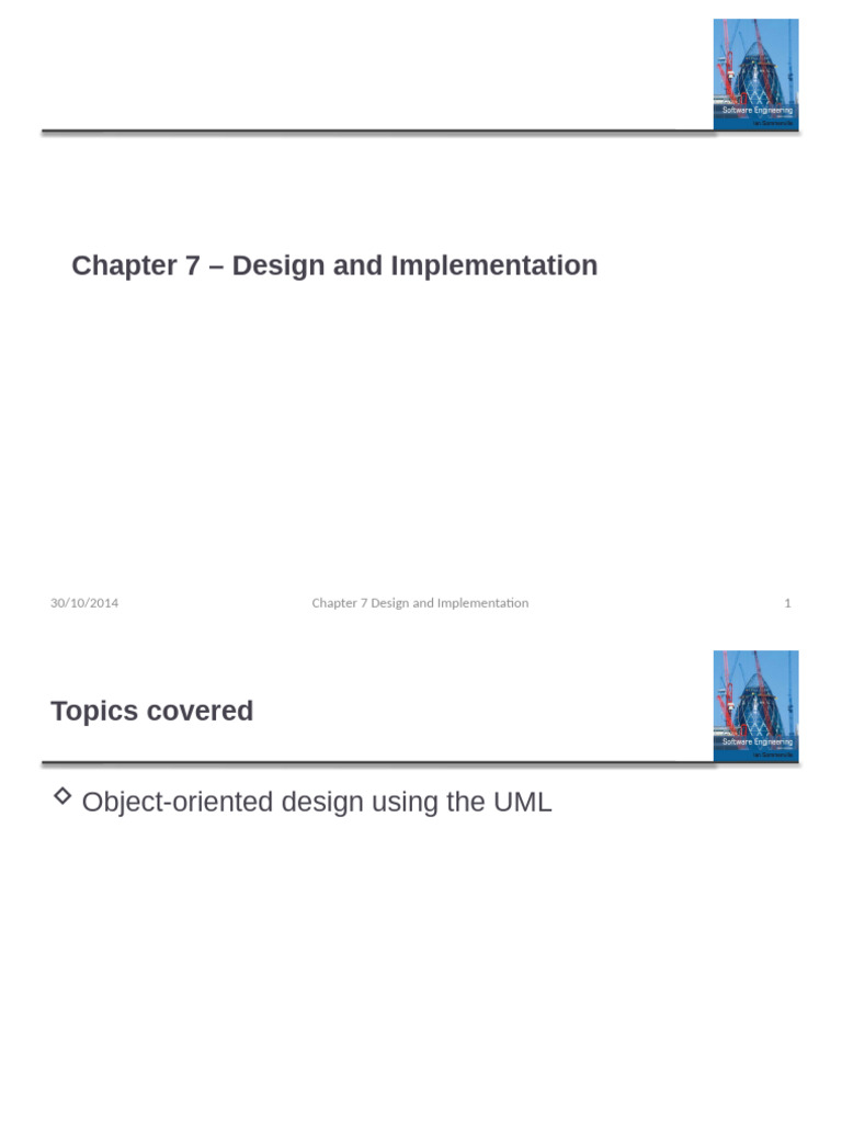 Ch7 Design and Implementation | PDF