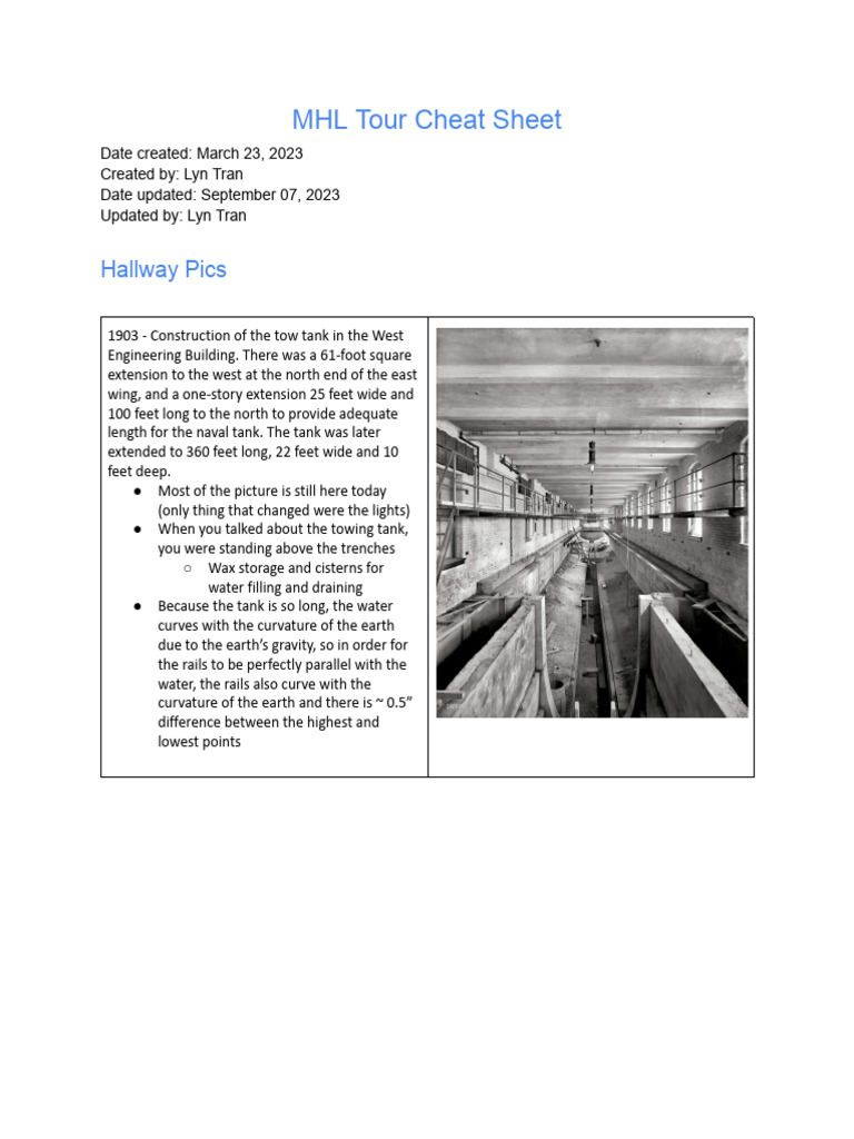 MHL Tour Cheat Sheet .docx (1) | PDF