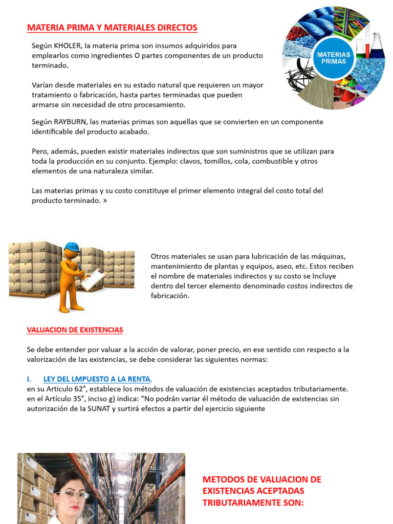 Valuacion de Materiales Directos | PDF