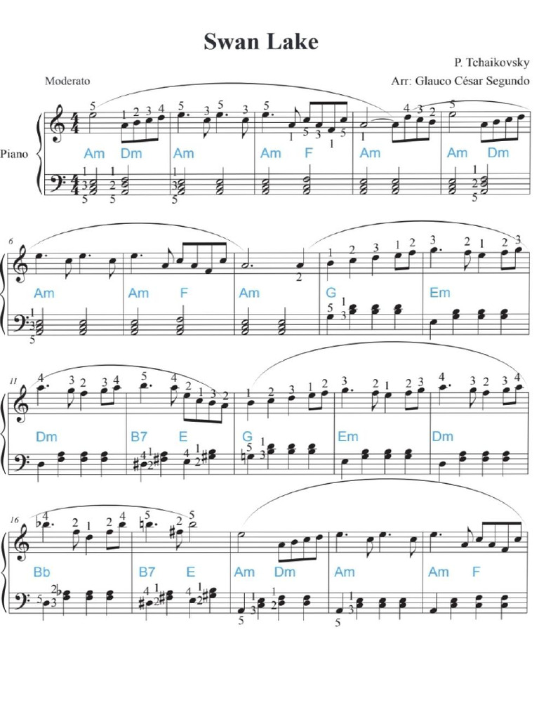 Chopin, Swan Lake | PDF