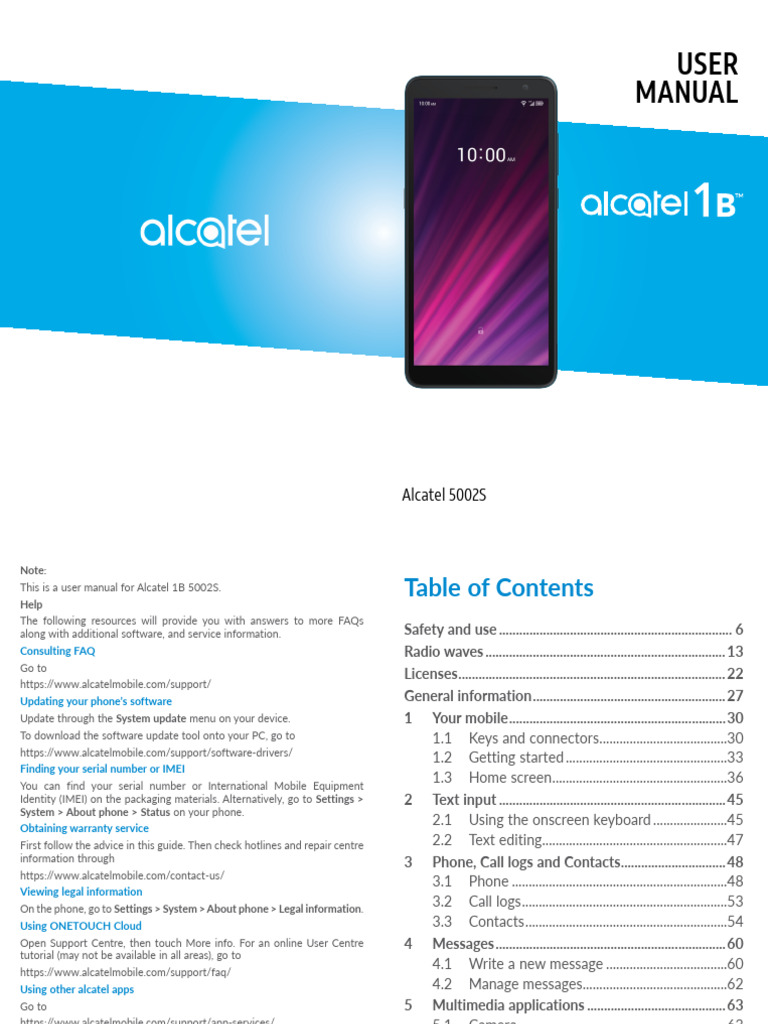 Alcatel-1B-UserGuide-EN | PDF