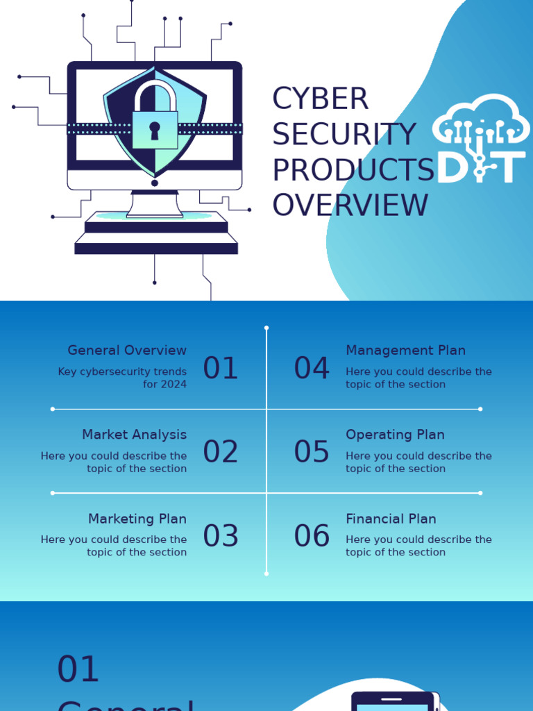 Cyber Security Business Plan by Slidesgo | PDF