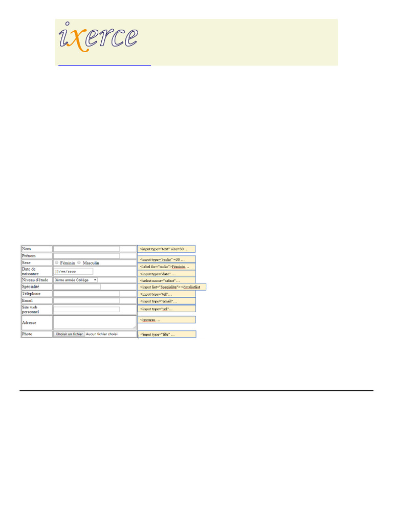 SerieChptr5Les Formulaires | PDF