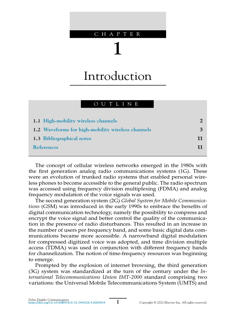 Chapter-1---Introduction_2022_Delay-Doppler-Communications | PDF