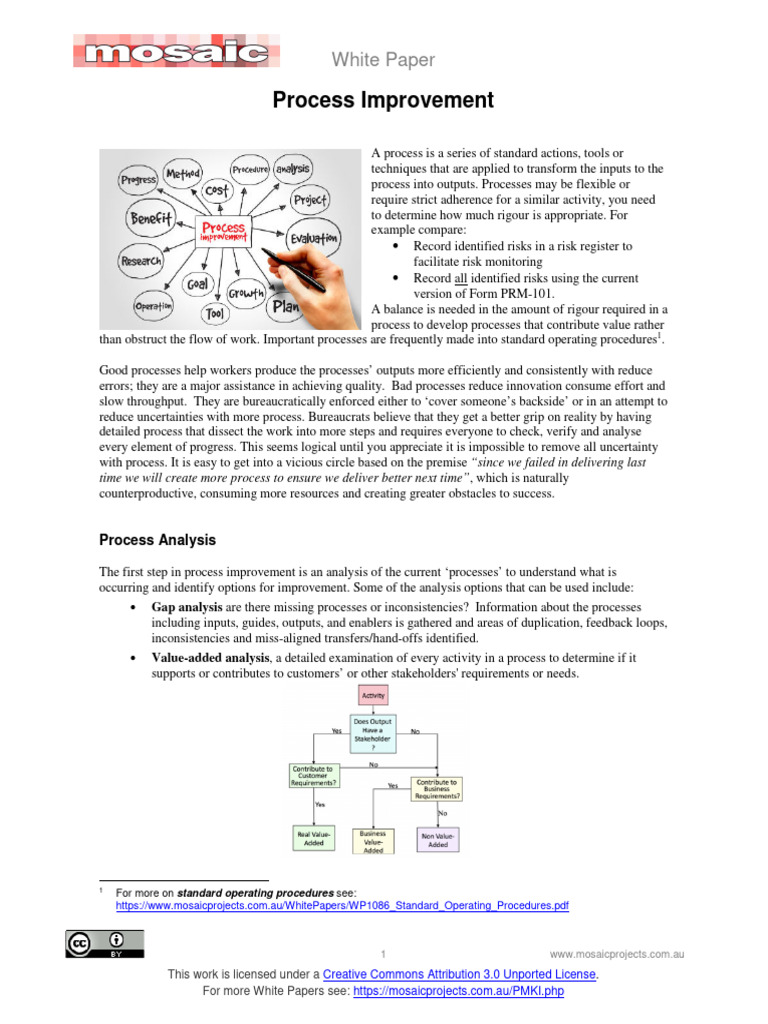 Process Improvement (CSI) 2 | PDF
