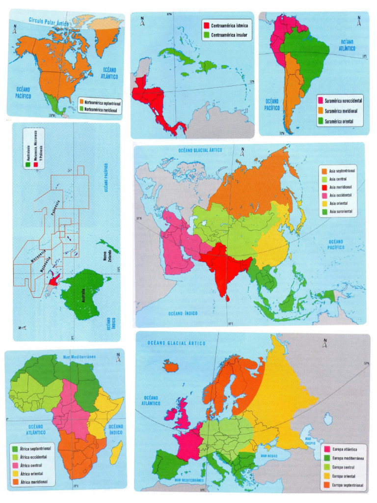 7 - Mapas para Imprimir - Regiones | PDF