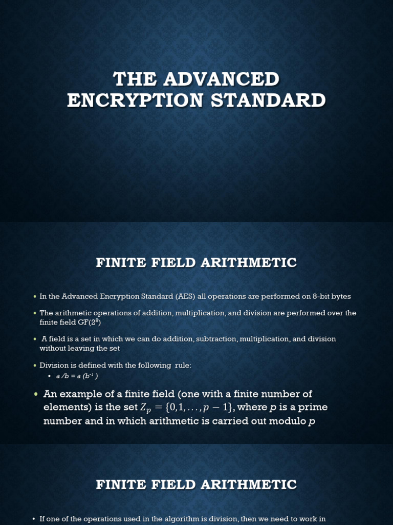 Advanced Encryption Standardpdf | PDF