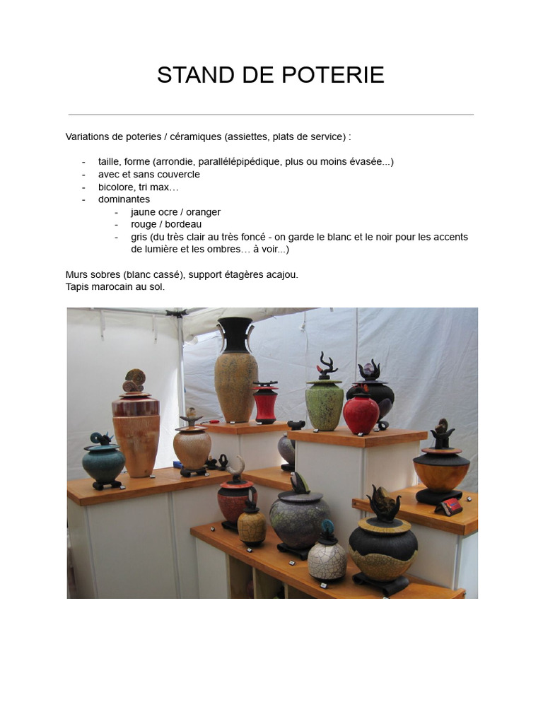 Pottery Booth | PDF