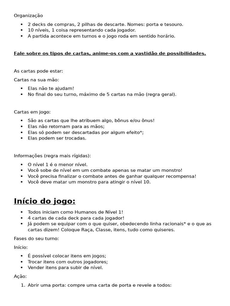 Muchkin | PDF
