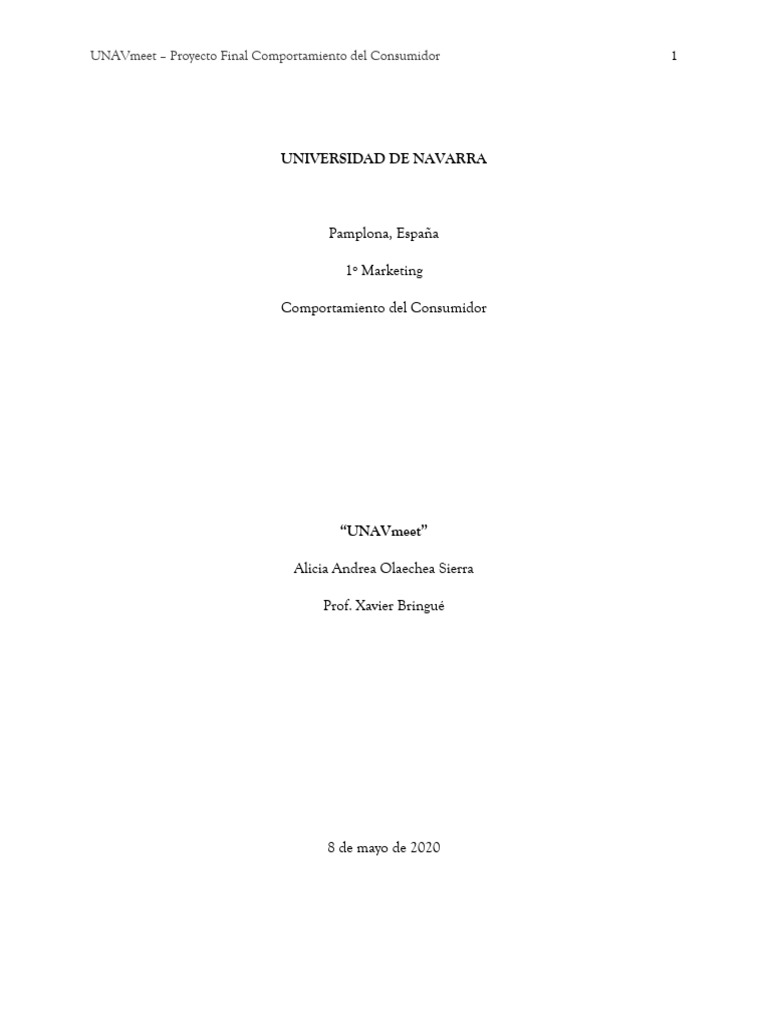 Dossier Proyecto Final CDC | PDF