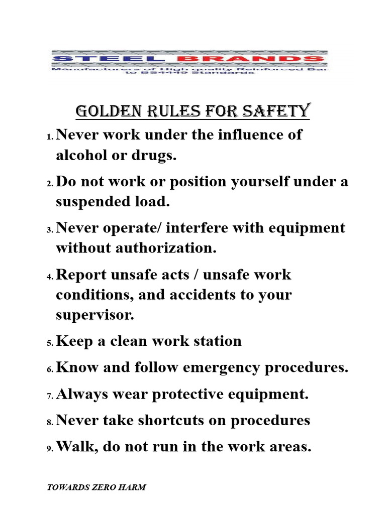 Golden Rules Pdf