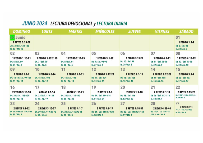 Devocional Junio 2024 | PDF
