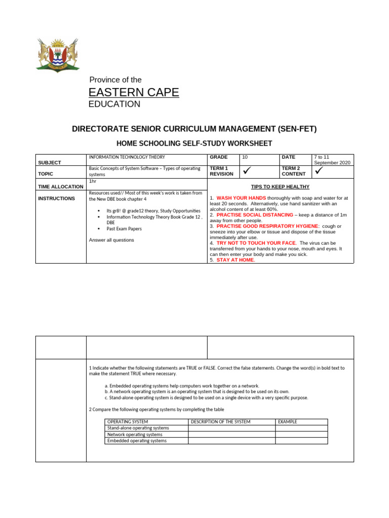 01-IT-Grade-10-2_aRevisionBasic-Concepts-of-System-Software | PDF