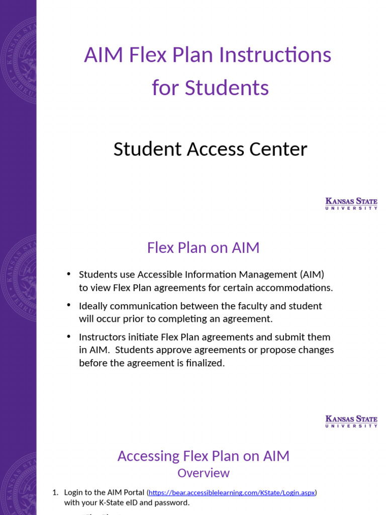 Flex Instructions Student | PDF
