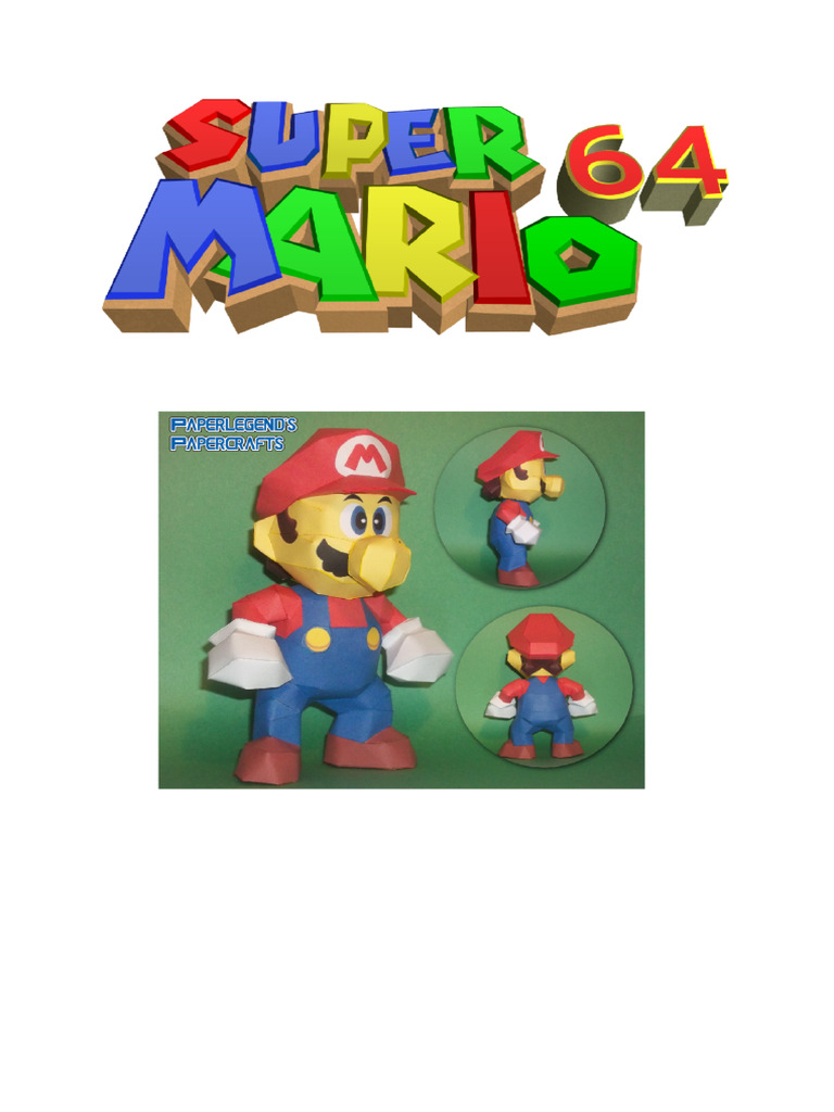 Mario 64 Papercraft | PDF