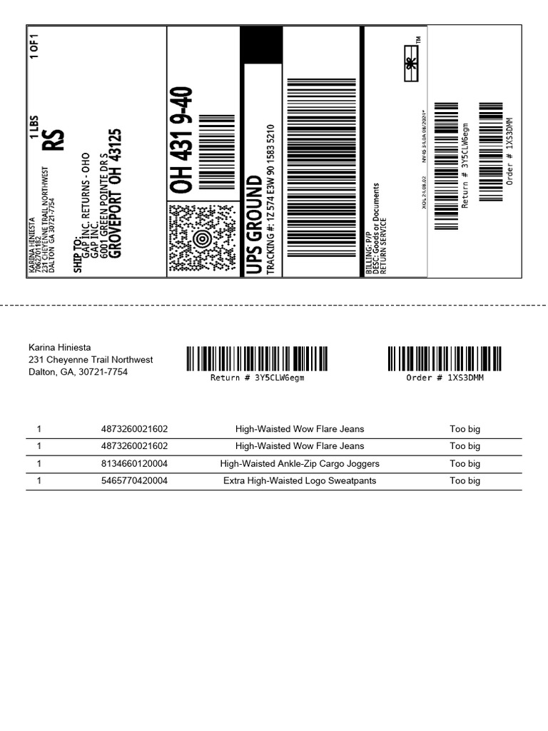 Return 3Y5CLW6egm (1) | PDF