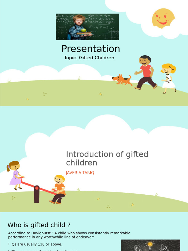 Gifted Children | PDF