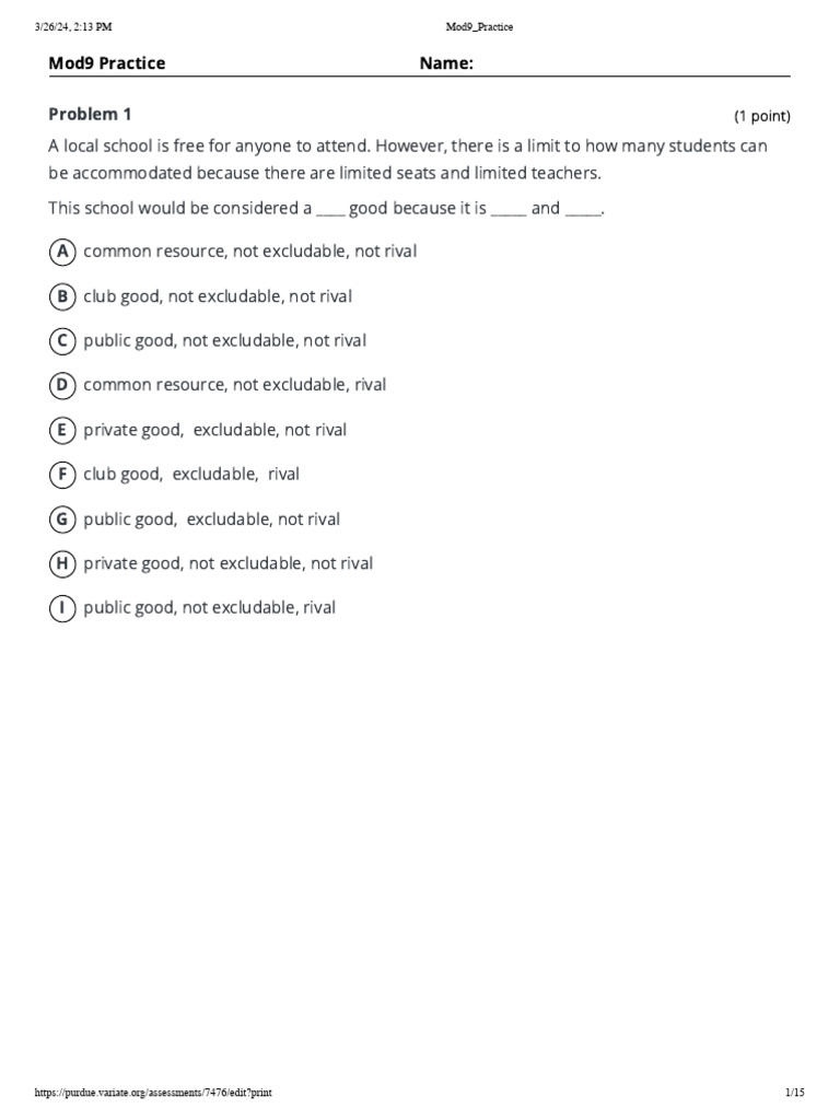 Mod9 Practice Upload | PDF