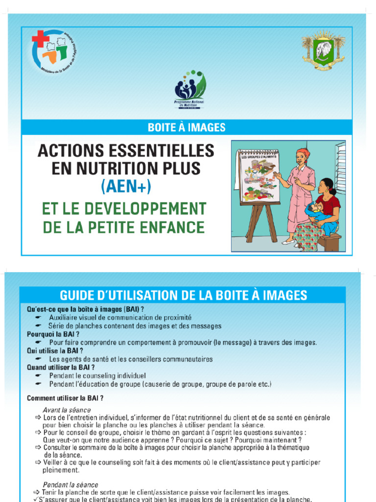 BOITE A IMAGE ACTIVITE DE NUTRITION - PNN (1) | PDF
