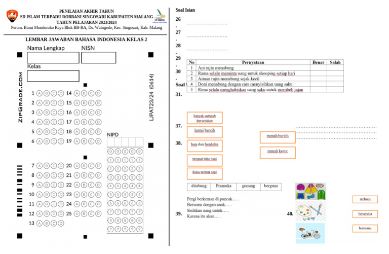 3 .LJK Pat Bahasa Indonesia | PDF