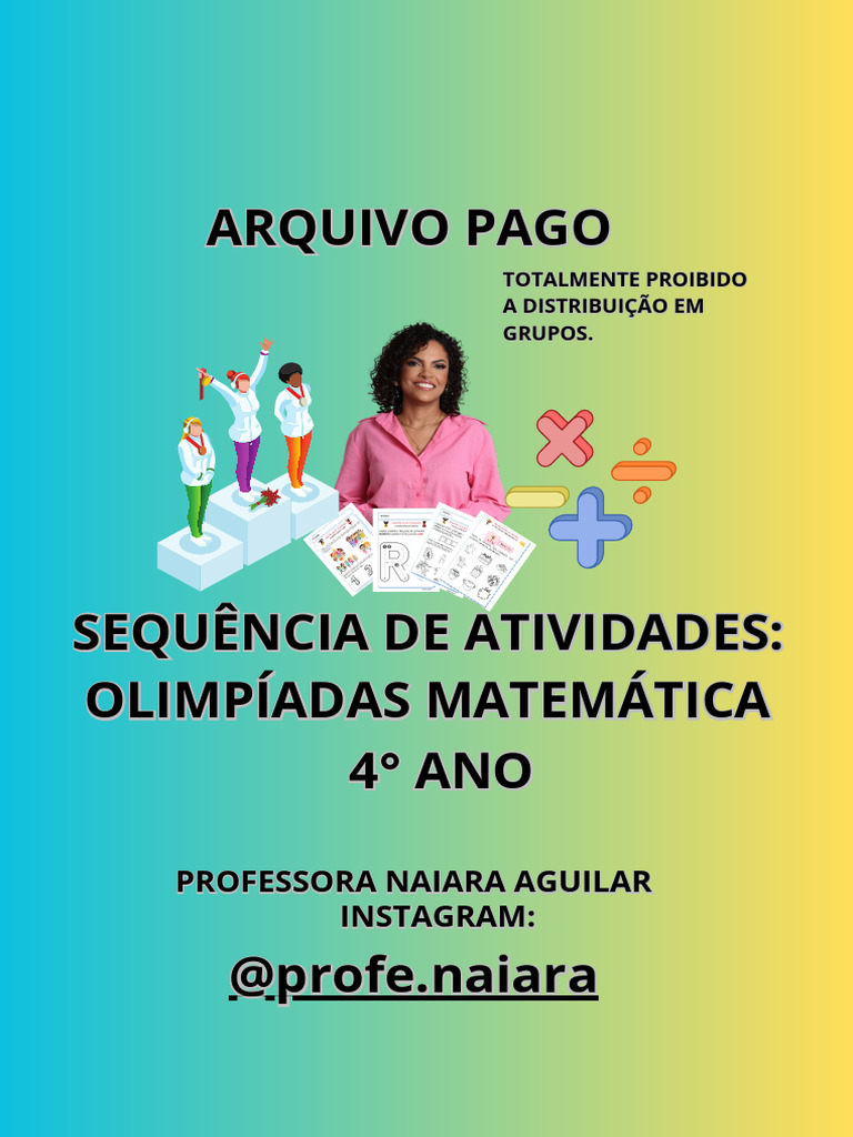 Sequência de Atividades Olimpiadas PDF | PDF