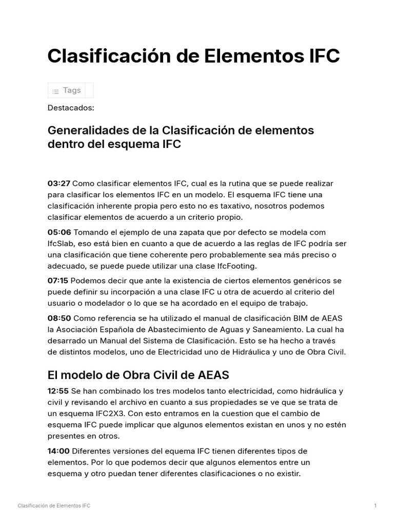 Clasificacin_de_Elementos_IFC | PDF