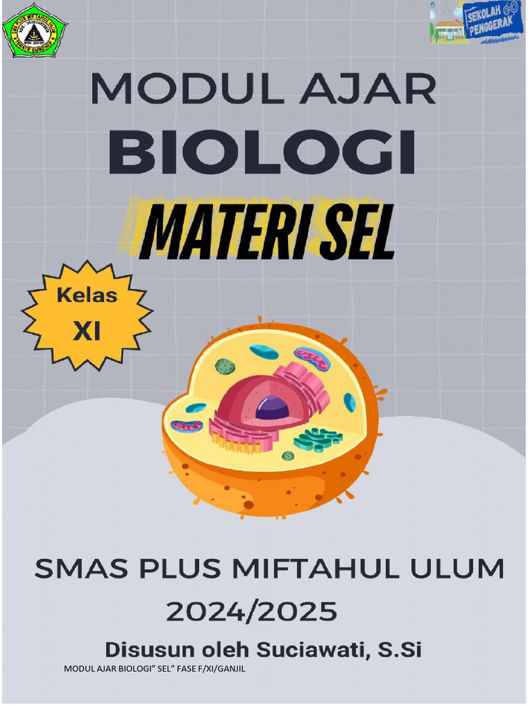 Modul Ajar Bio Materi Sel | PDF