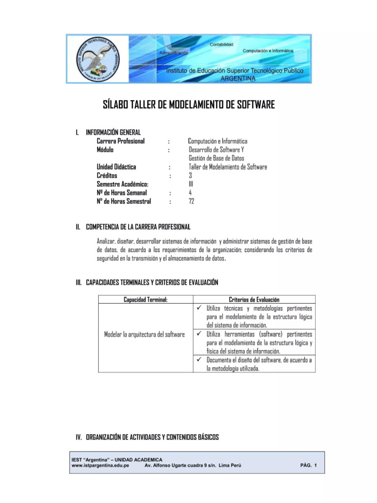 Modelamiento de Software | PDF
