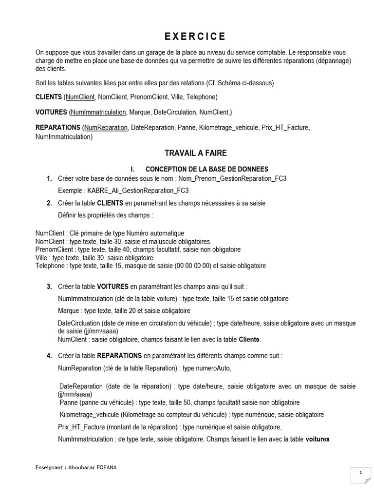 Tp3 Access 2024 | PDF