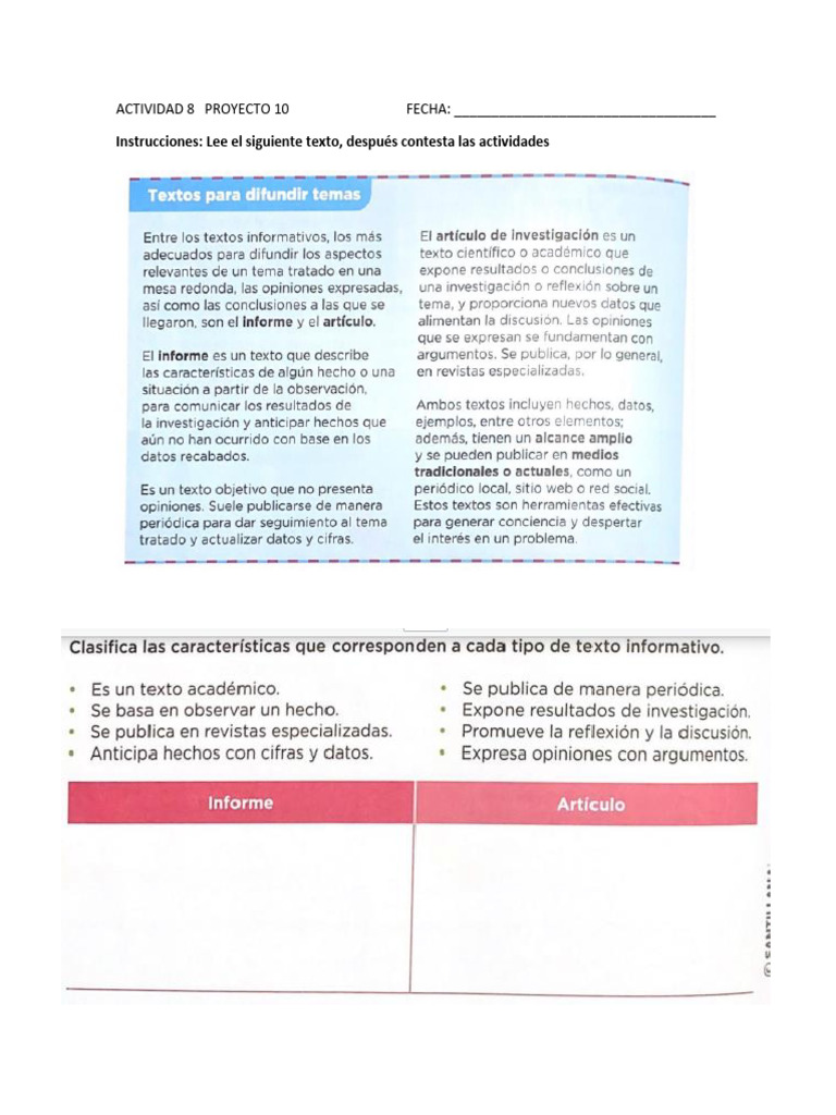 Act. 8 proyecto 10 | PDF