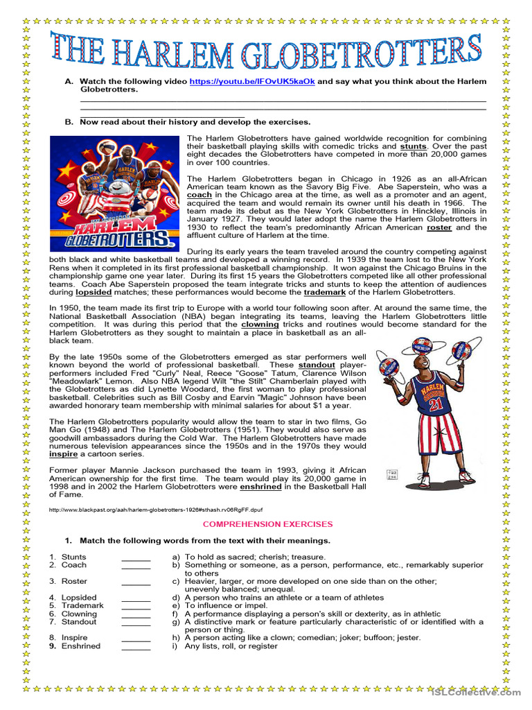 The Harlem Globe Trotters | PDF