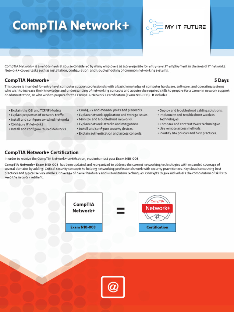 Comptia Netplus 2023 Mitf Bfi | PDF