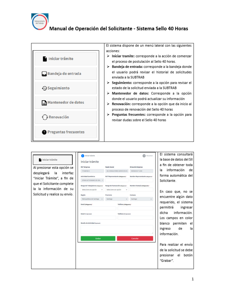 Manual de Operacion | PDF