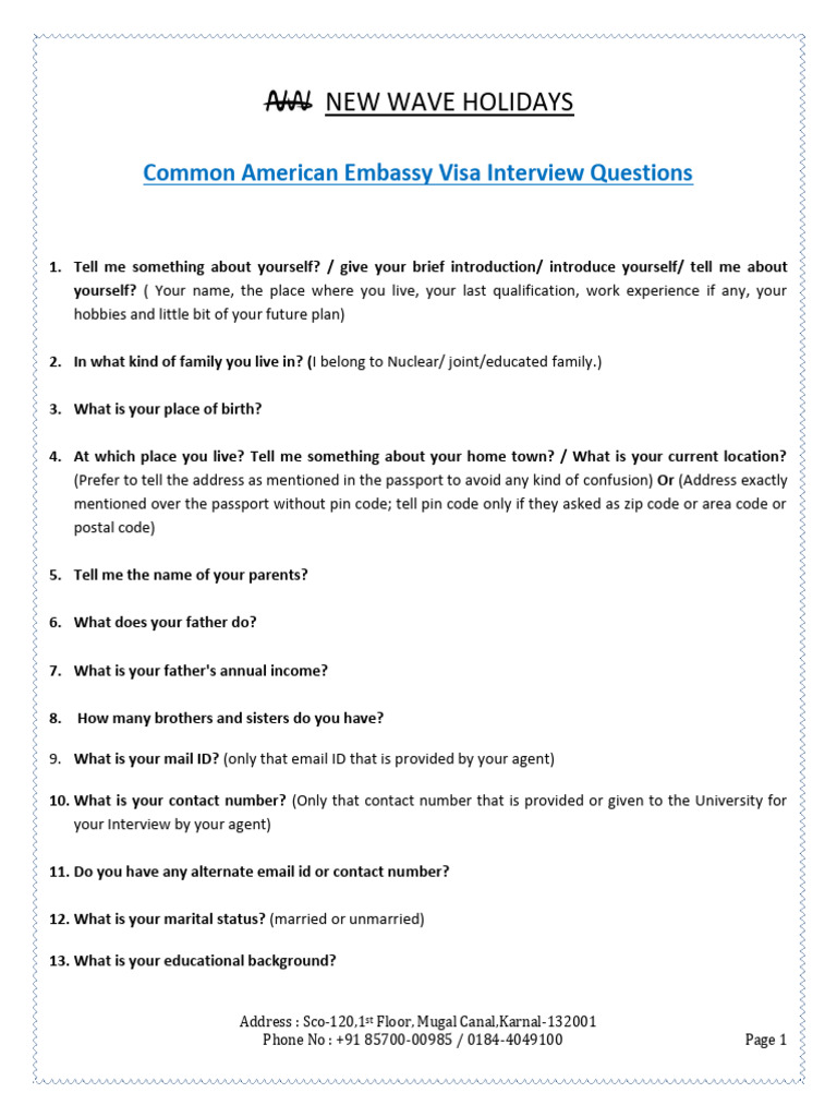 Interview Questions Part 1 | PDF
