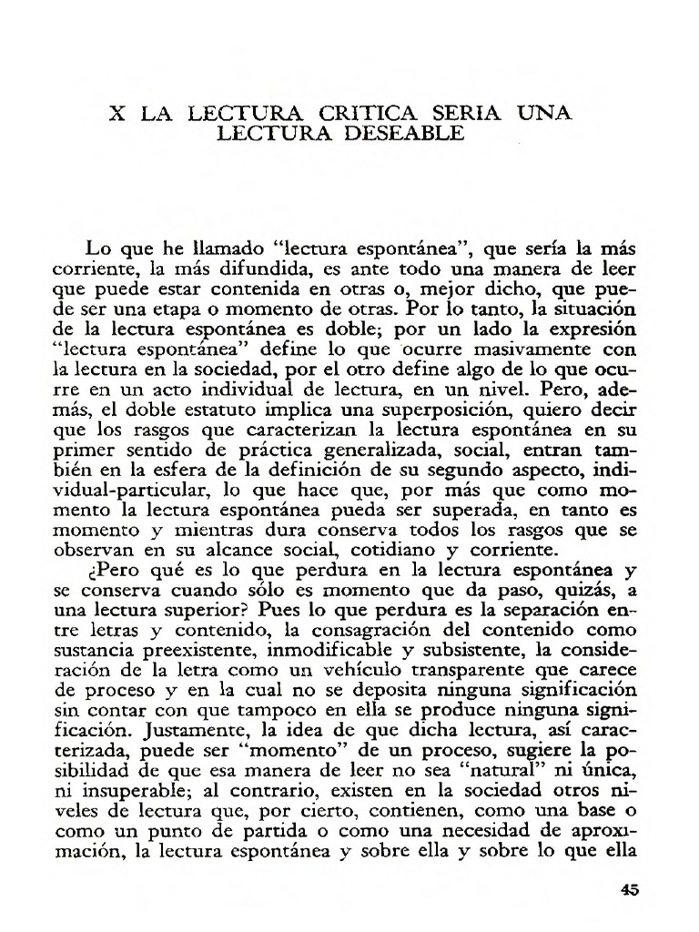 Los Niveles de Lectura. Noe Kitrik | PDF