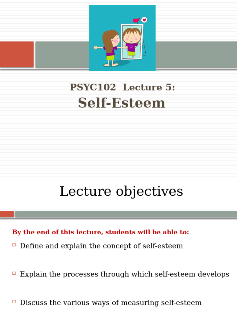 Lecture 5 Self Esteem 2 Pdf