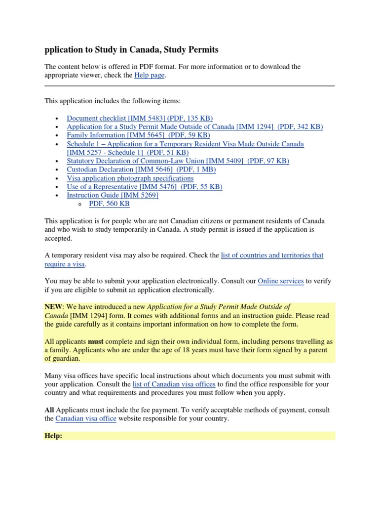 Application To Study in Canada | PDF | Travel Visa | Barcode