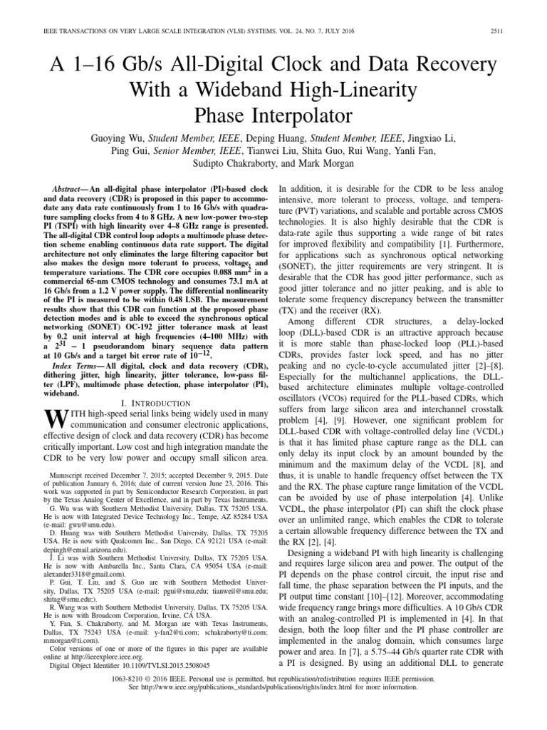 2016 30cit A 1to16 GB S All-Digital Clock and Data Recovery With A Wideband High-Linearity Phase ...