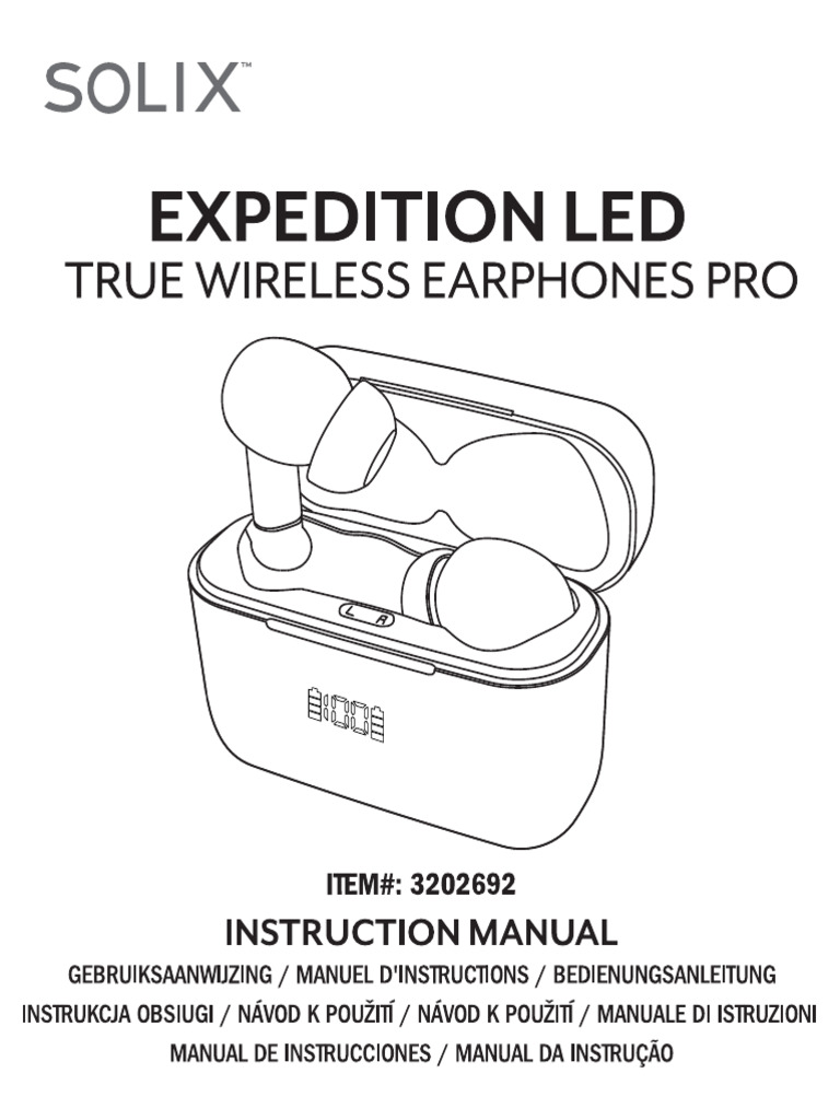 SX Tws1 LCD Manual | PDF