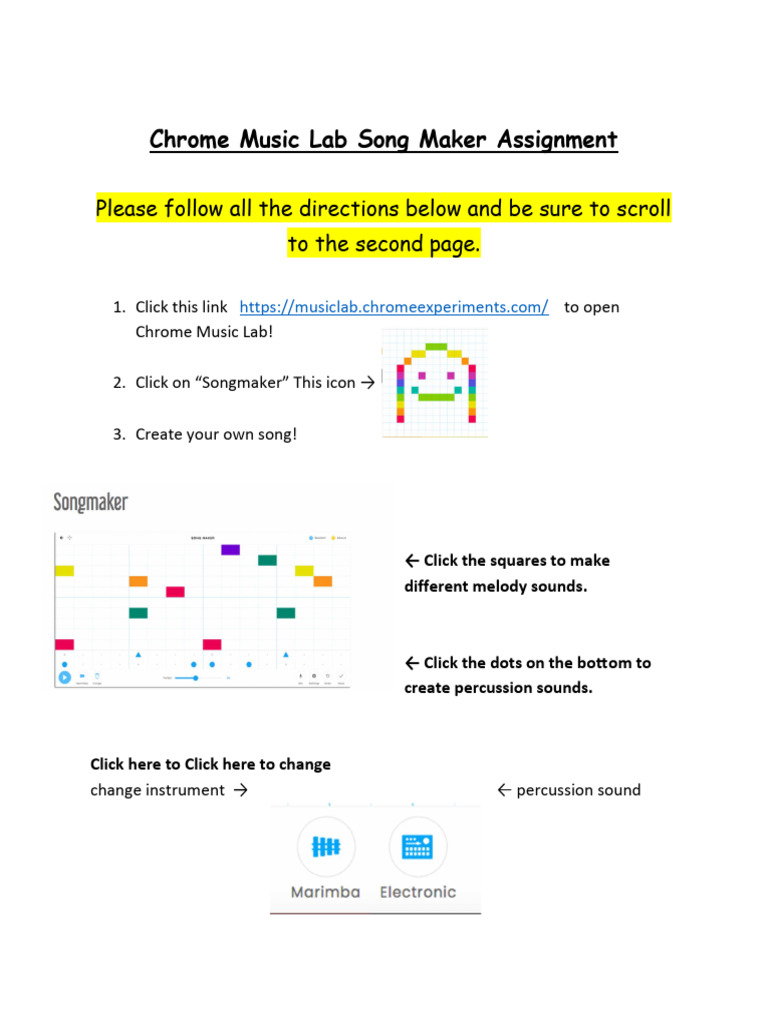 Chrome Music Maker Assignment | PDF