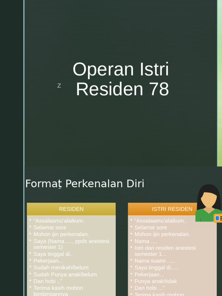 Operan Istri Residen 78 | PDF