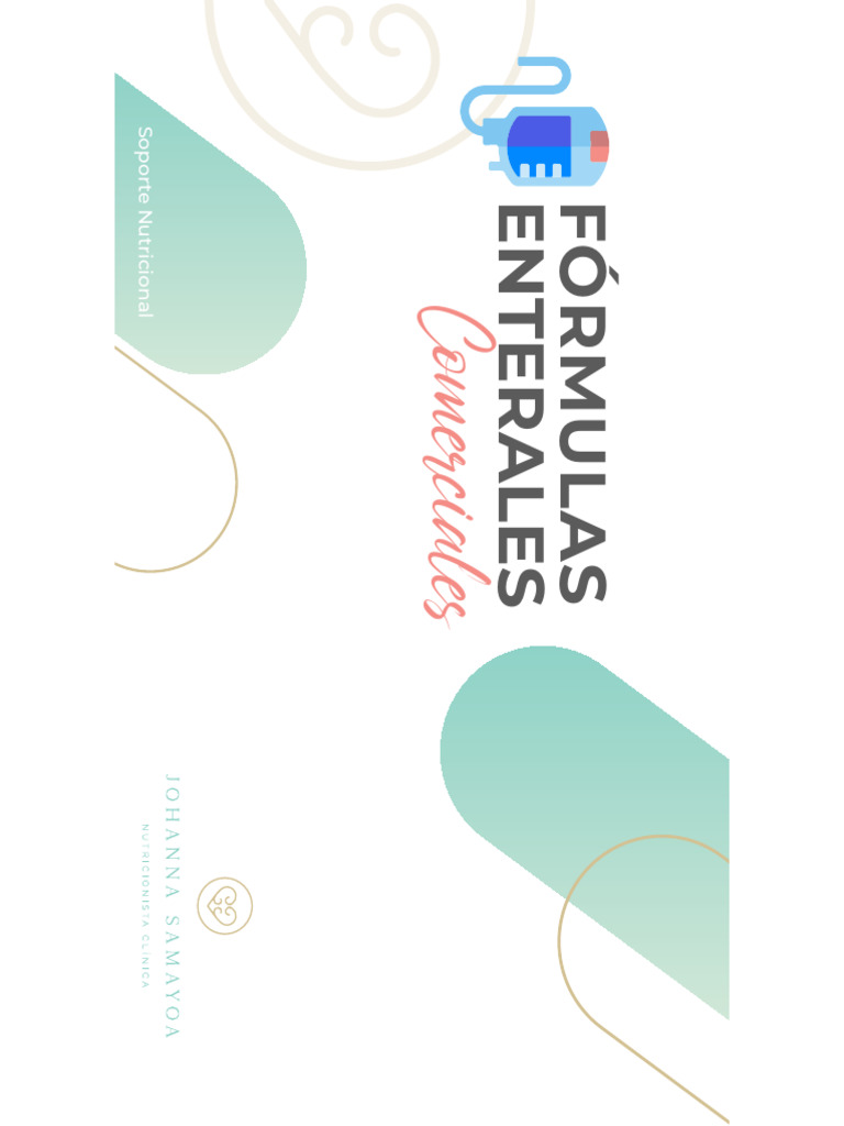 Formulas Enterales Comerciales | PDF