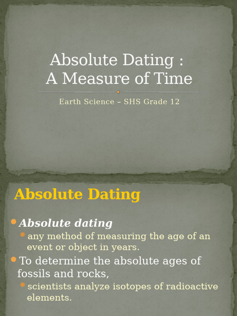 2 Absolute Dating | PDF