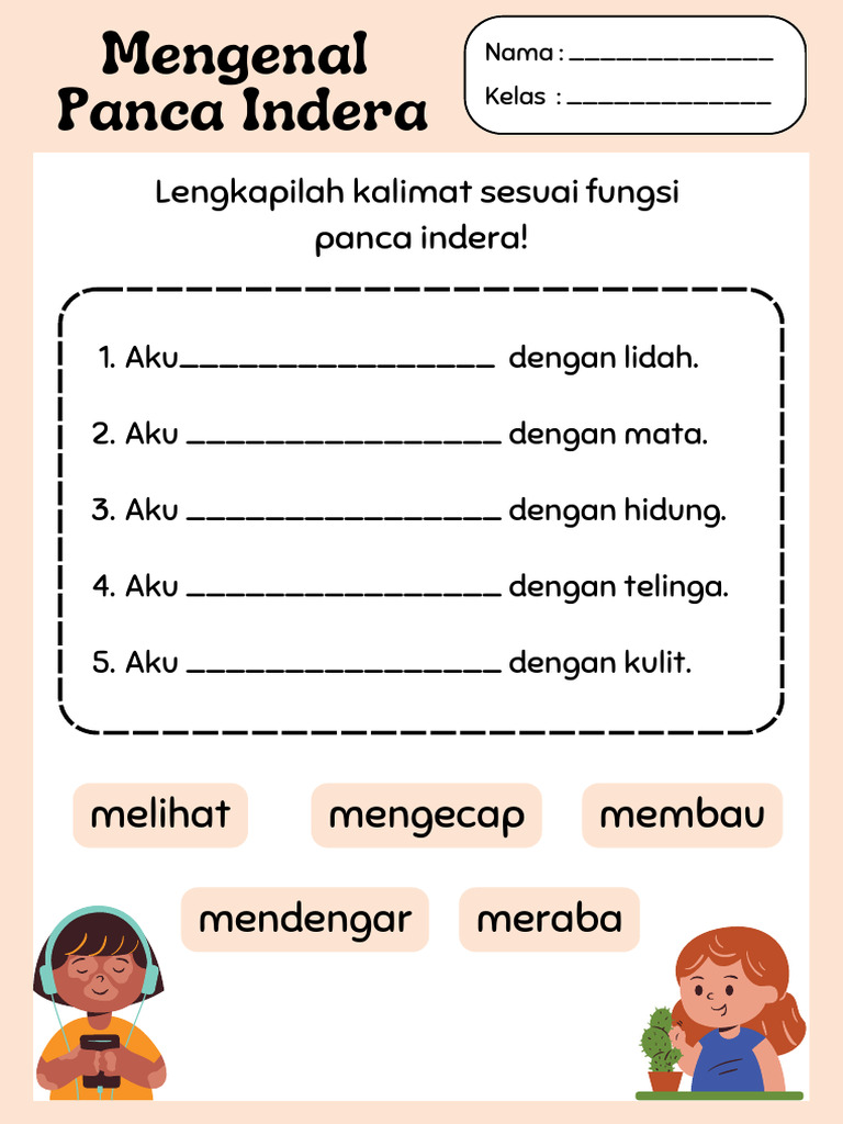 LKPD Mengenal Panca Indra | PDF