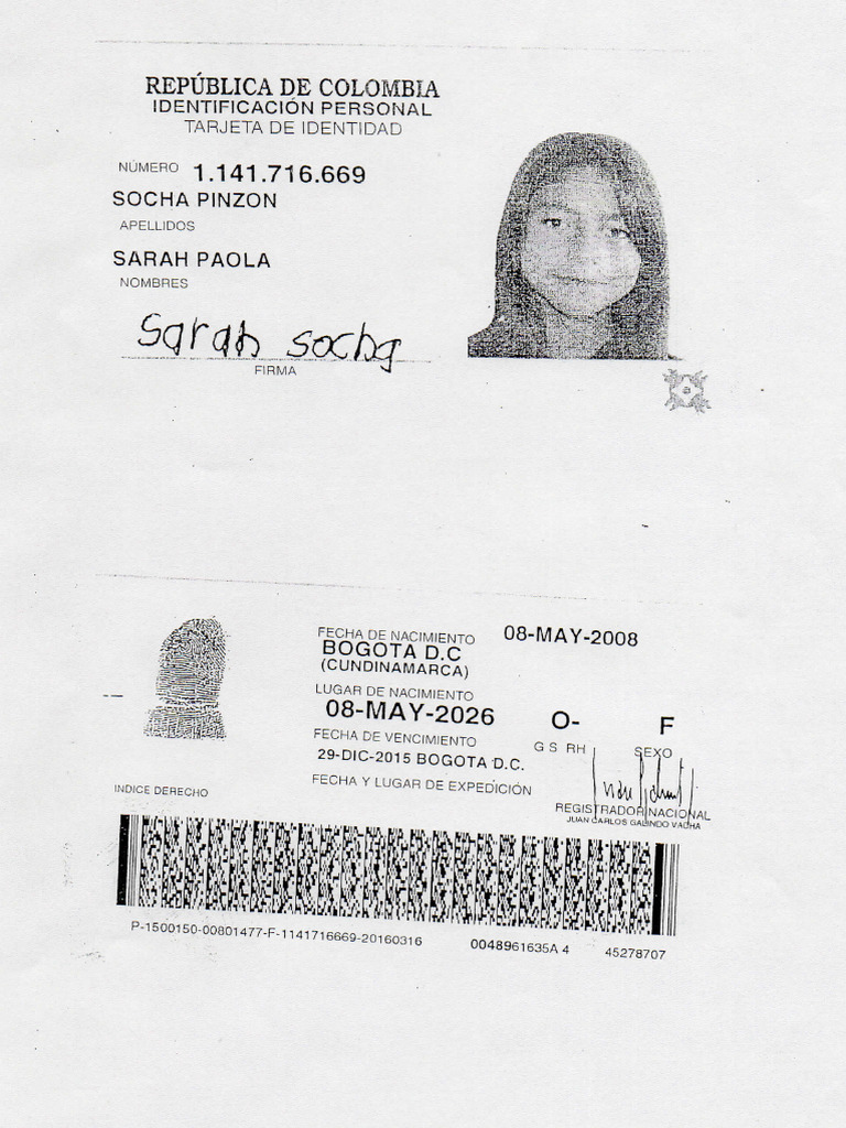 Cedulas de Los Tres | PDF