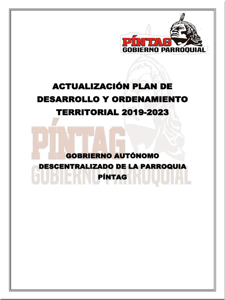 Actualizacion PDOT Pintag 2021 (1) | PDF